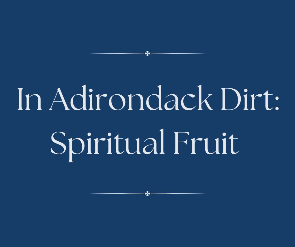 In Adirondack Dirt: Spiritual Fruit – Shane Ash